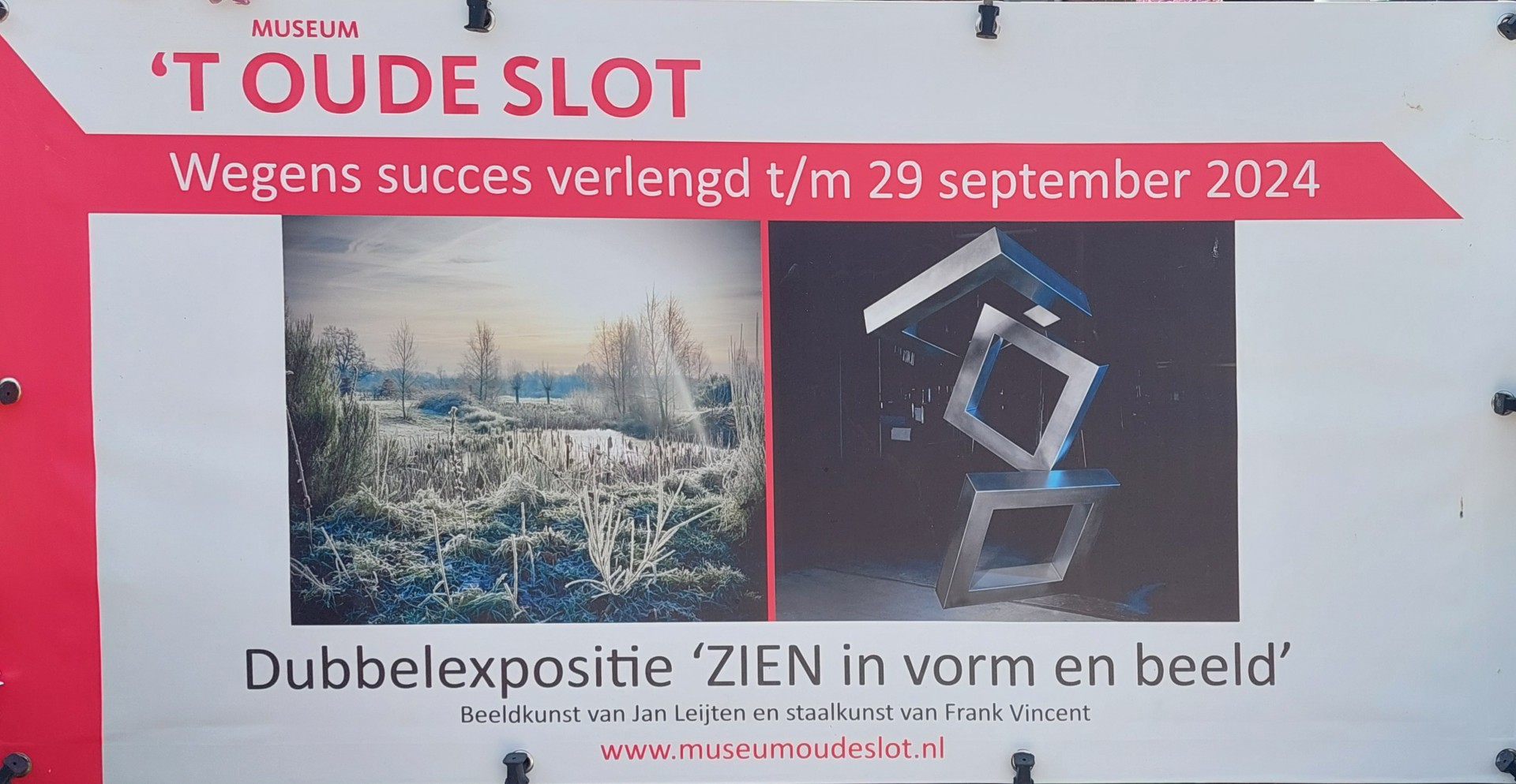 Dubbelexpositie ‘ZIEN in vorm en beeld’ – Museum 't Oude Slot